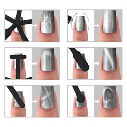 Crystal Water Cat-Eye Gelpolish Molly Nails | Nicehands